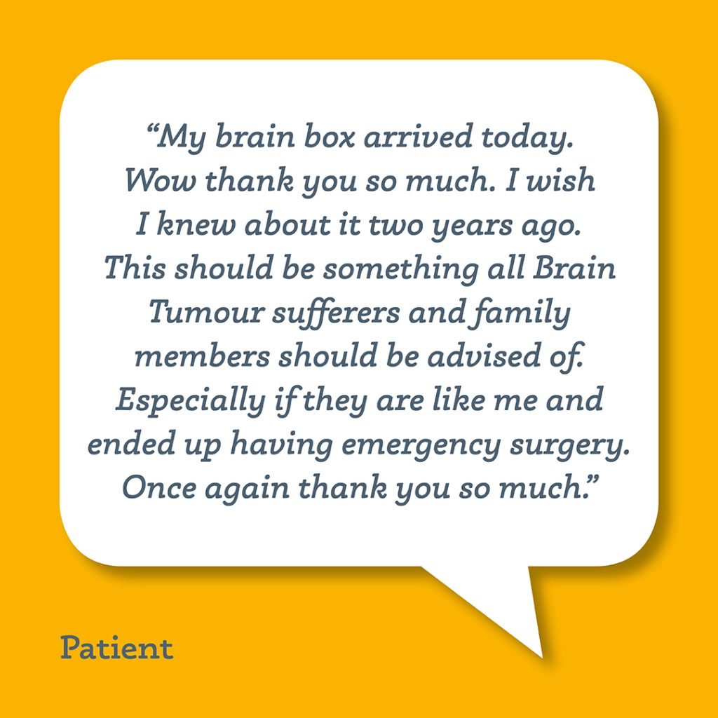 The 2022 Brain Box Appeal - Brainstrust, brain tumour charity